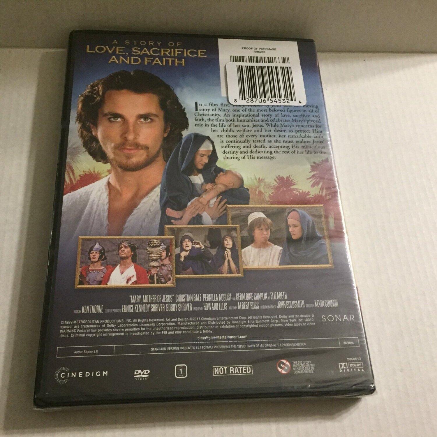 New Mary Mother Of Jesus With Christian Bale Dvd Sealed