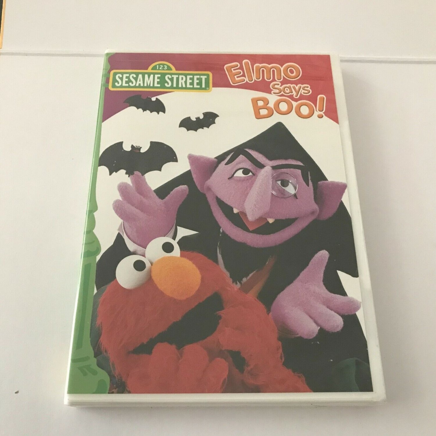 2 New Sesame Street DVDs Sealed - Monster Magic & Elmo Says Boo