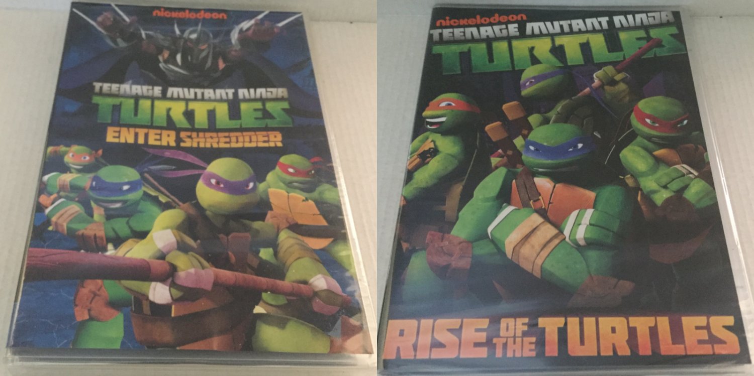 Two NEW Nickelodeon TMNT Animated DVD Sealed