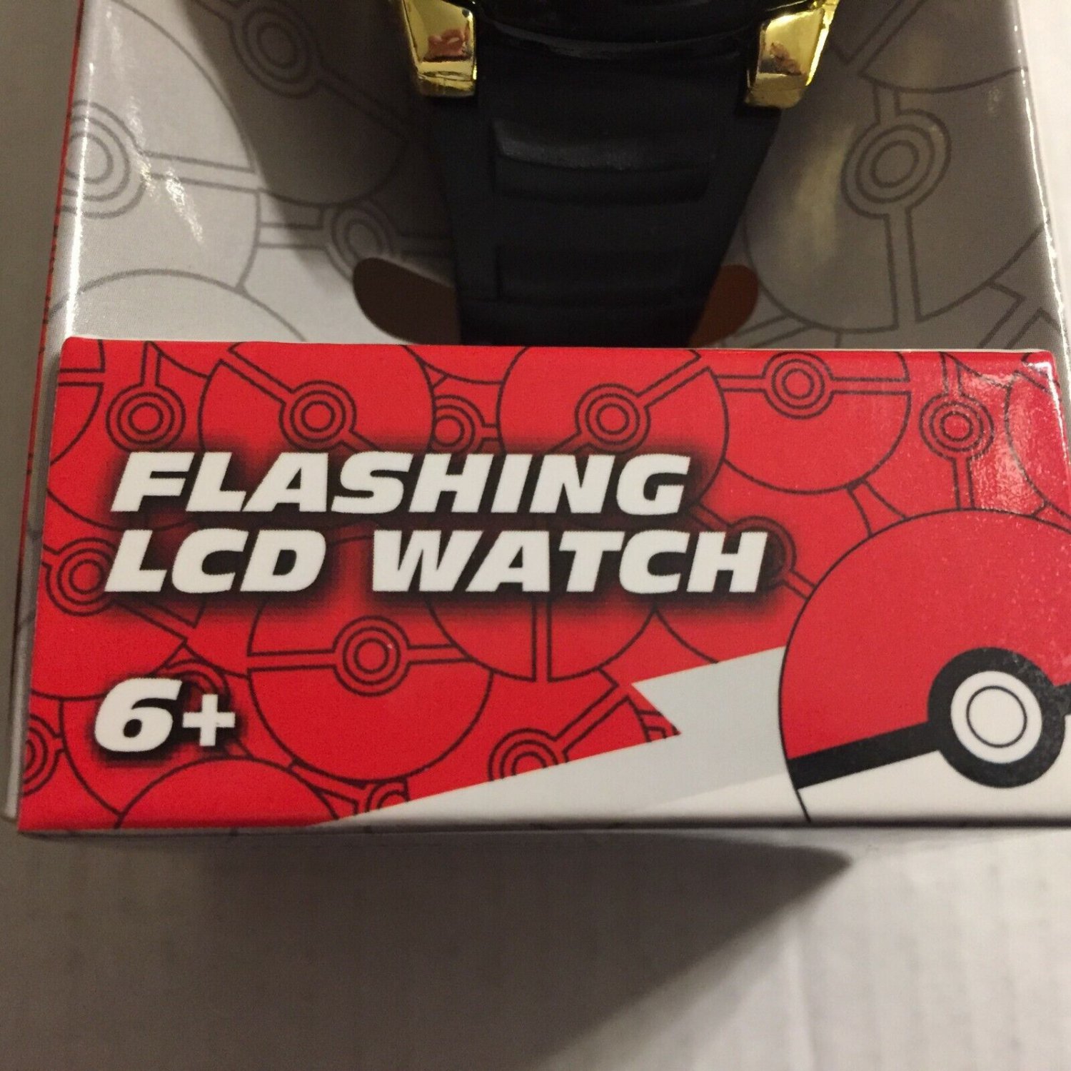 New Kids Pokemon Pikachu Flashing LCD Watch