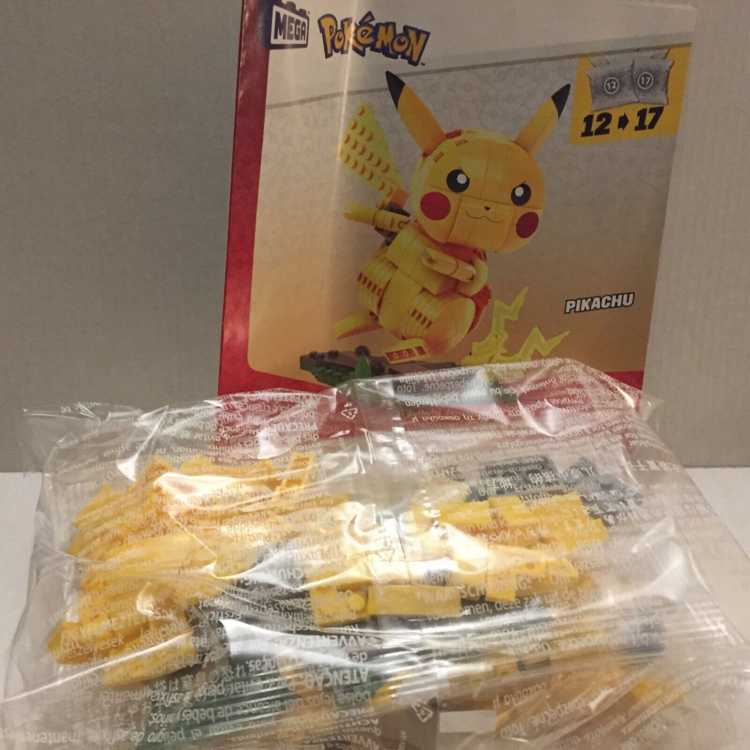 NEW Mega Pokemon Pikachu Block Set - About 200 pcs