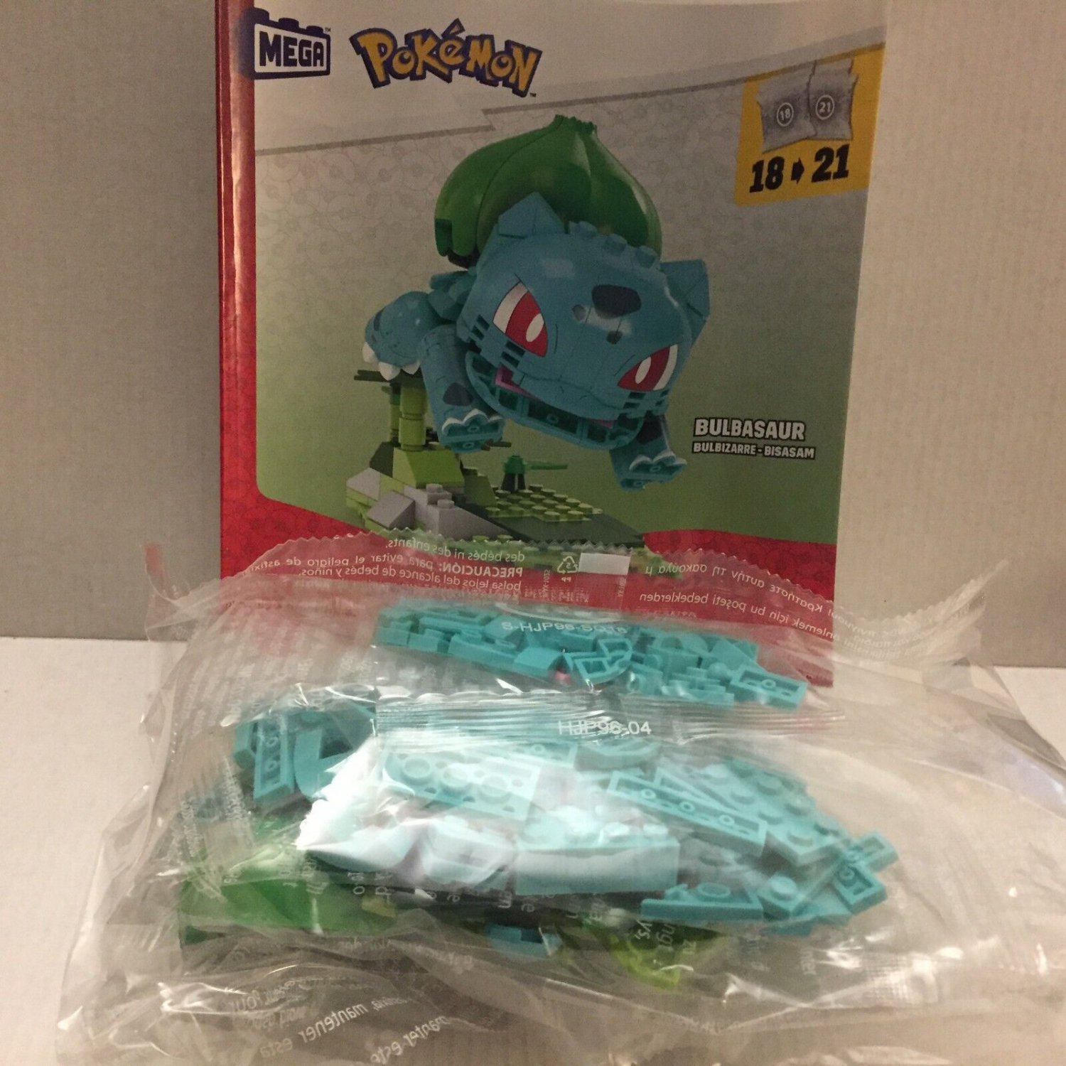NEW Mega Pokemon Bulbasaur Block Set - About 200 pcs