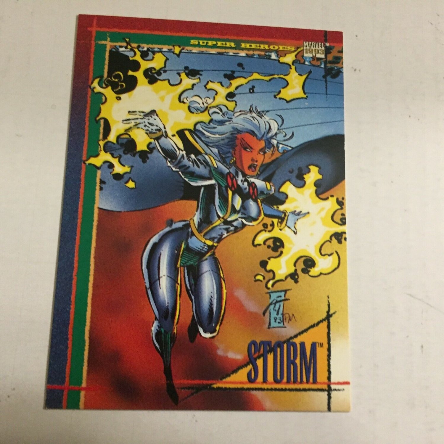 1993 Marvel X-Men Storm Super Heroes Comics Trading Card