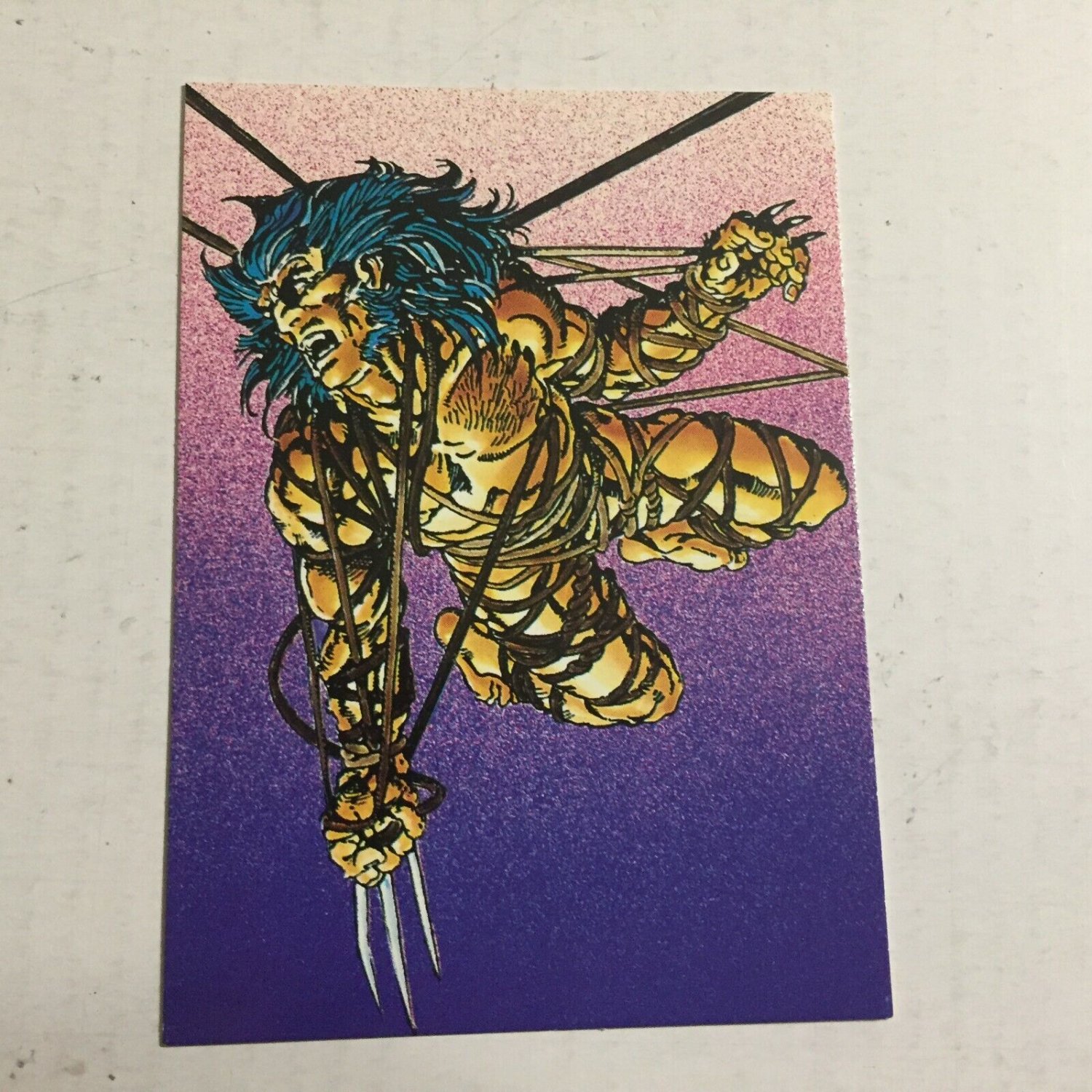 1992 Marvel Wolverine Project X Comic Trading Card