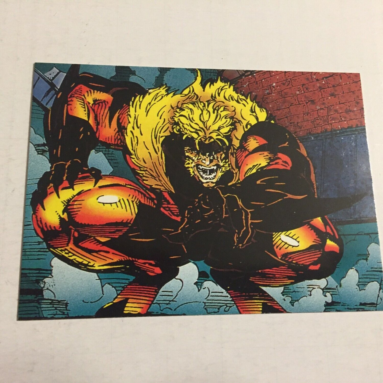 1992 Marvel Comics Wolverine Sabretooth Trading Card