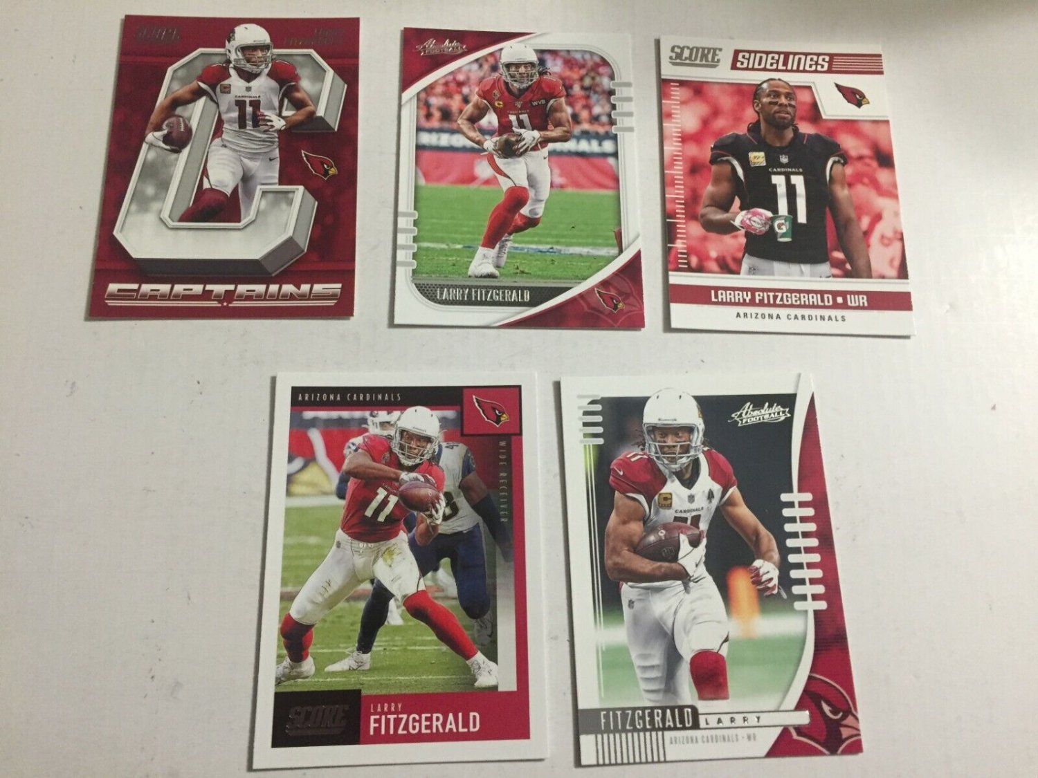 Mixed Arizona Cardinal All Pro Larry Fitzgerald NFL Trading Cards