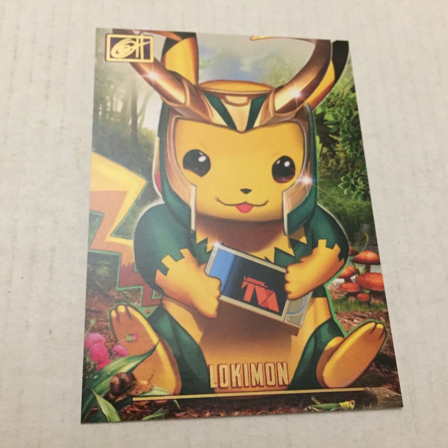 2022 Pokemon / Marvel Lokimon Greg Horn Art Trading Card #51