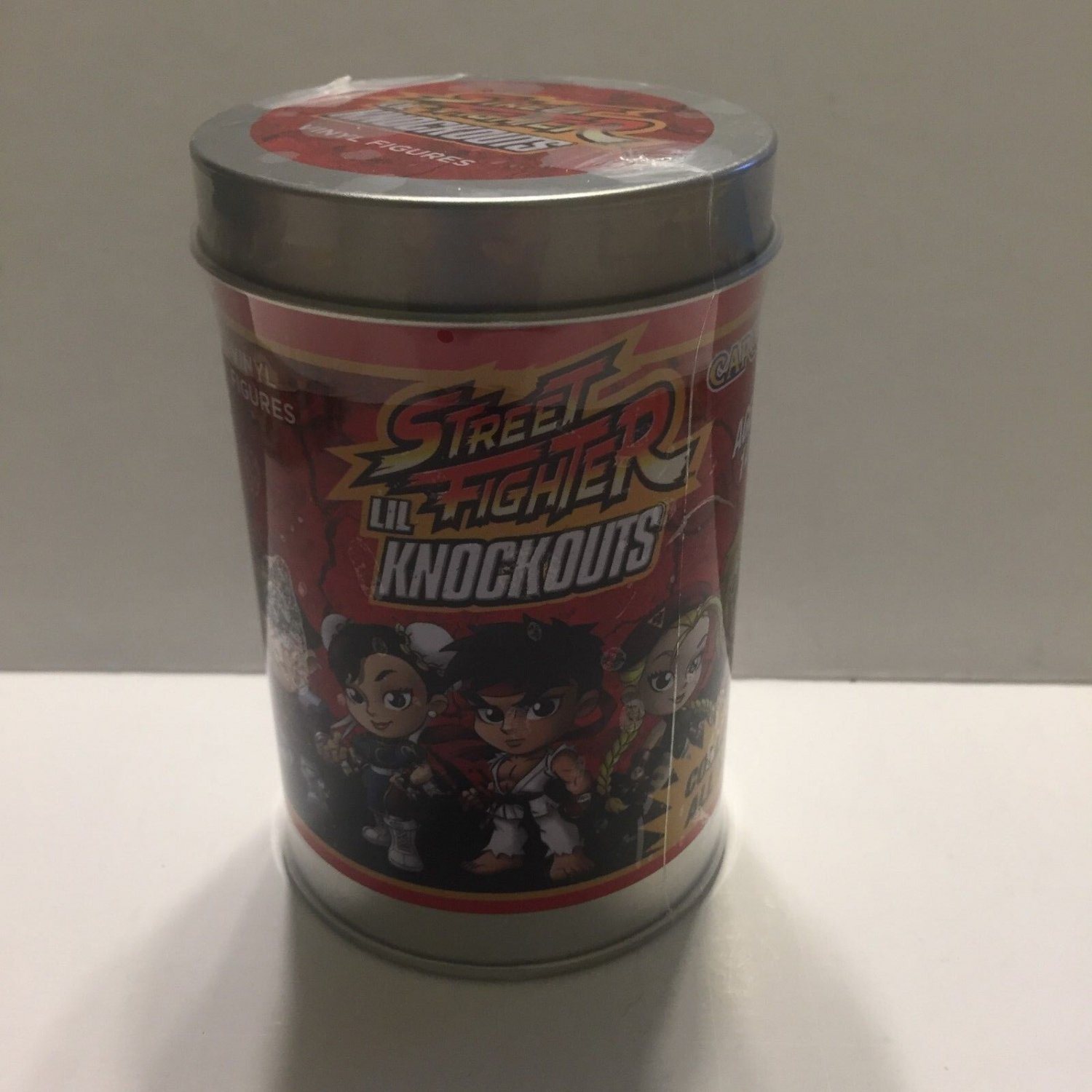 Two Street Fighter Lil Knockouts Blind Tins Figures from Cryptozoic