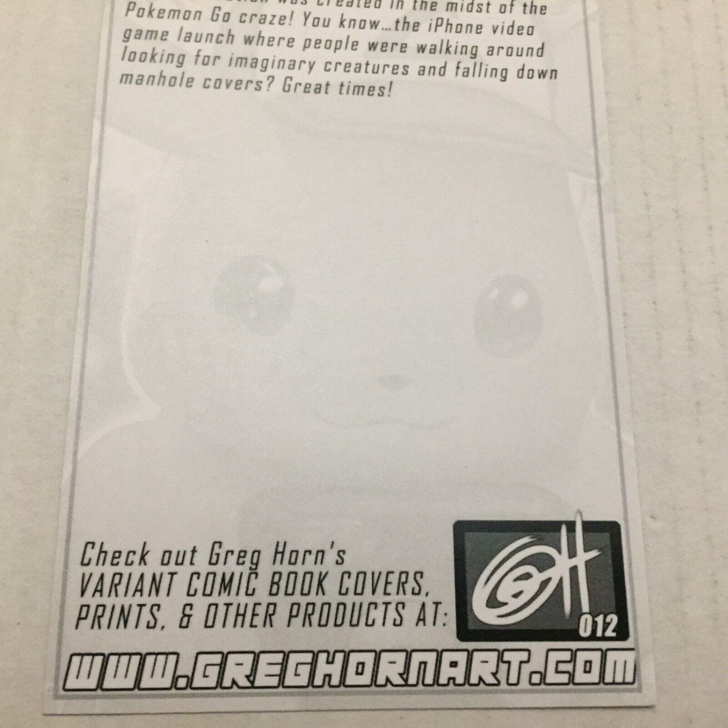 2022 Pokemon Pikachu Greg Horn Art Trading Card #12