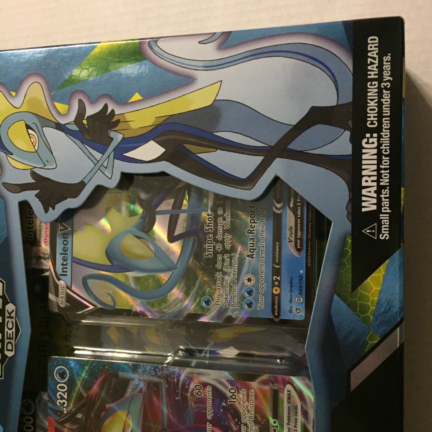 NEW Pokemon TCG: Inteleon VMAX League Battle Deck Box