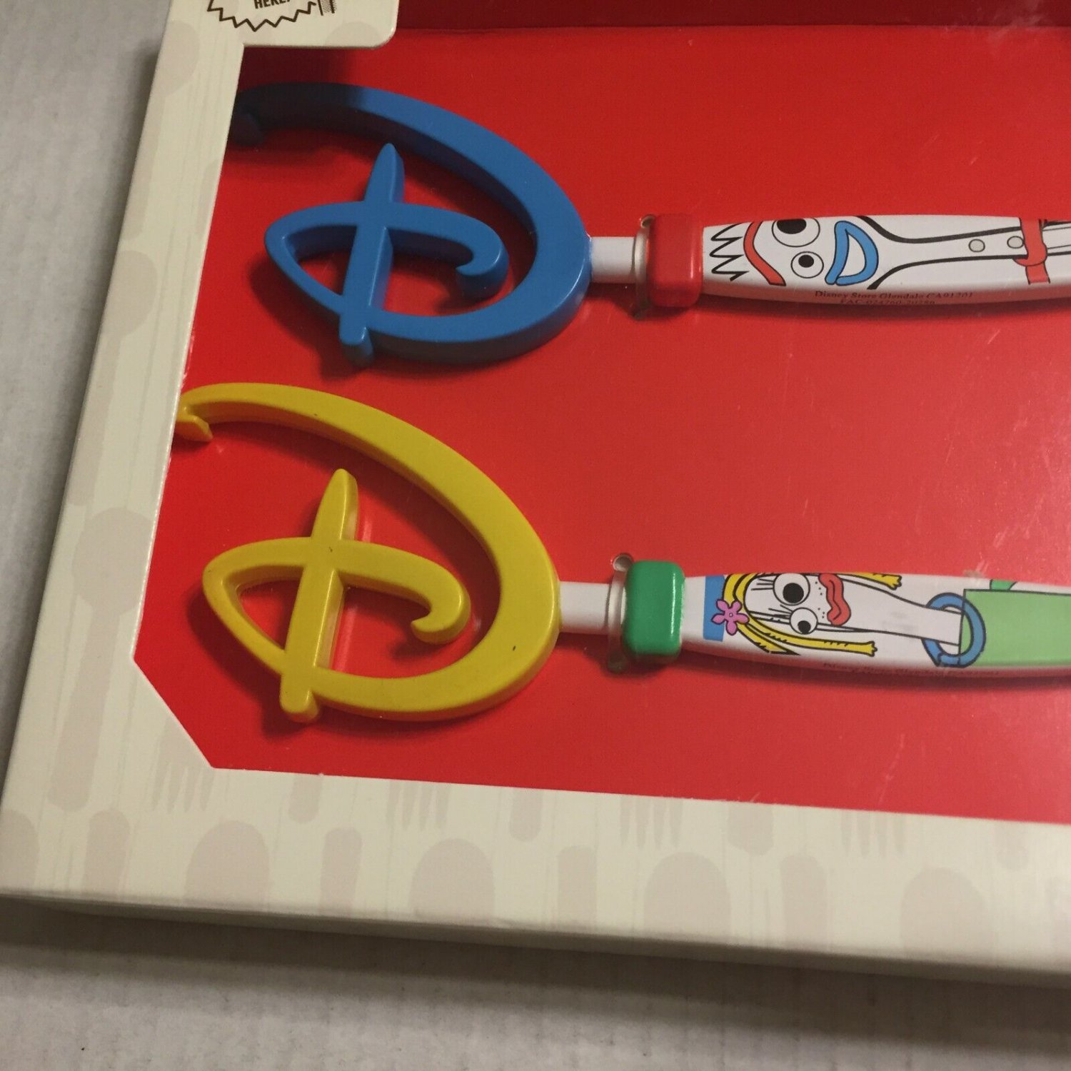 New Disney Pixar Toy Story 4 Forky and Karen Beverly Collectible Key Set
