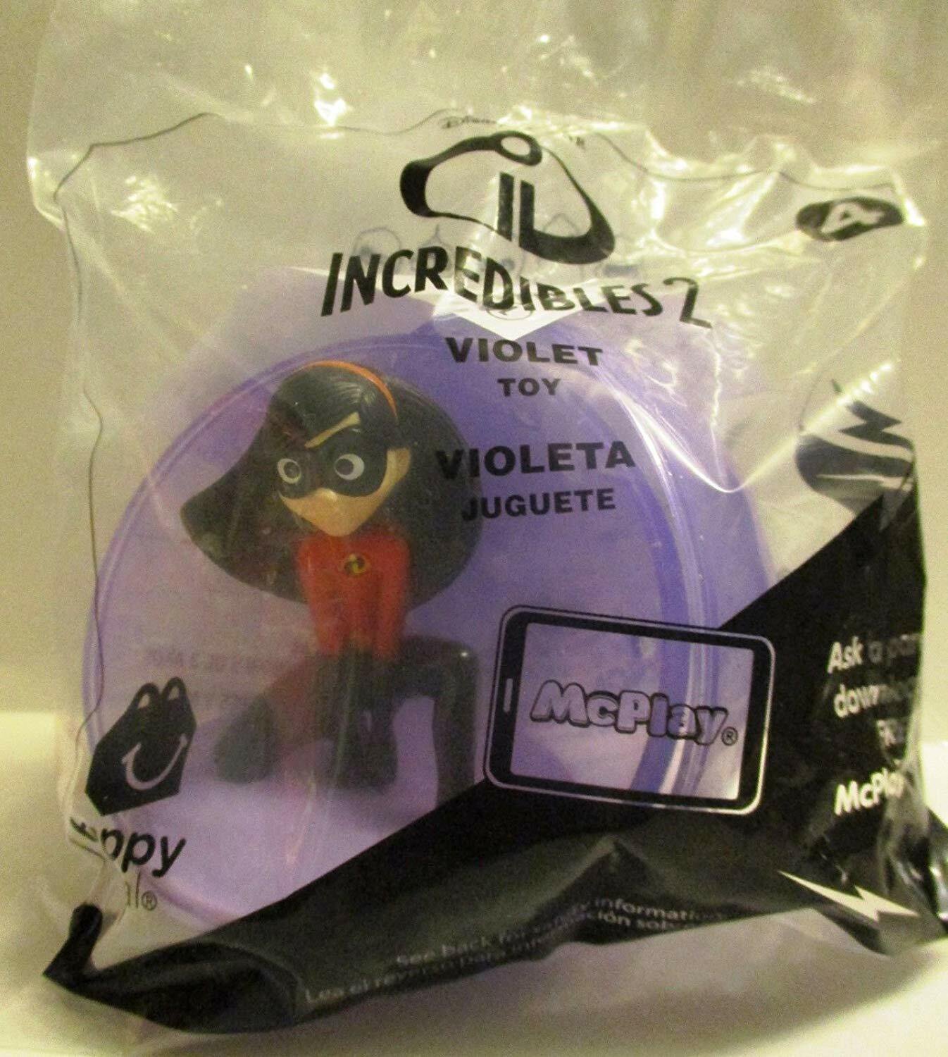 McDonalds Happy Meal Incredibles 2 #4 Toy Violet Sphere