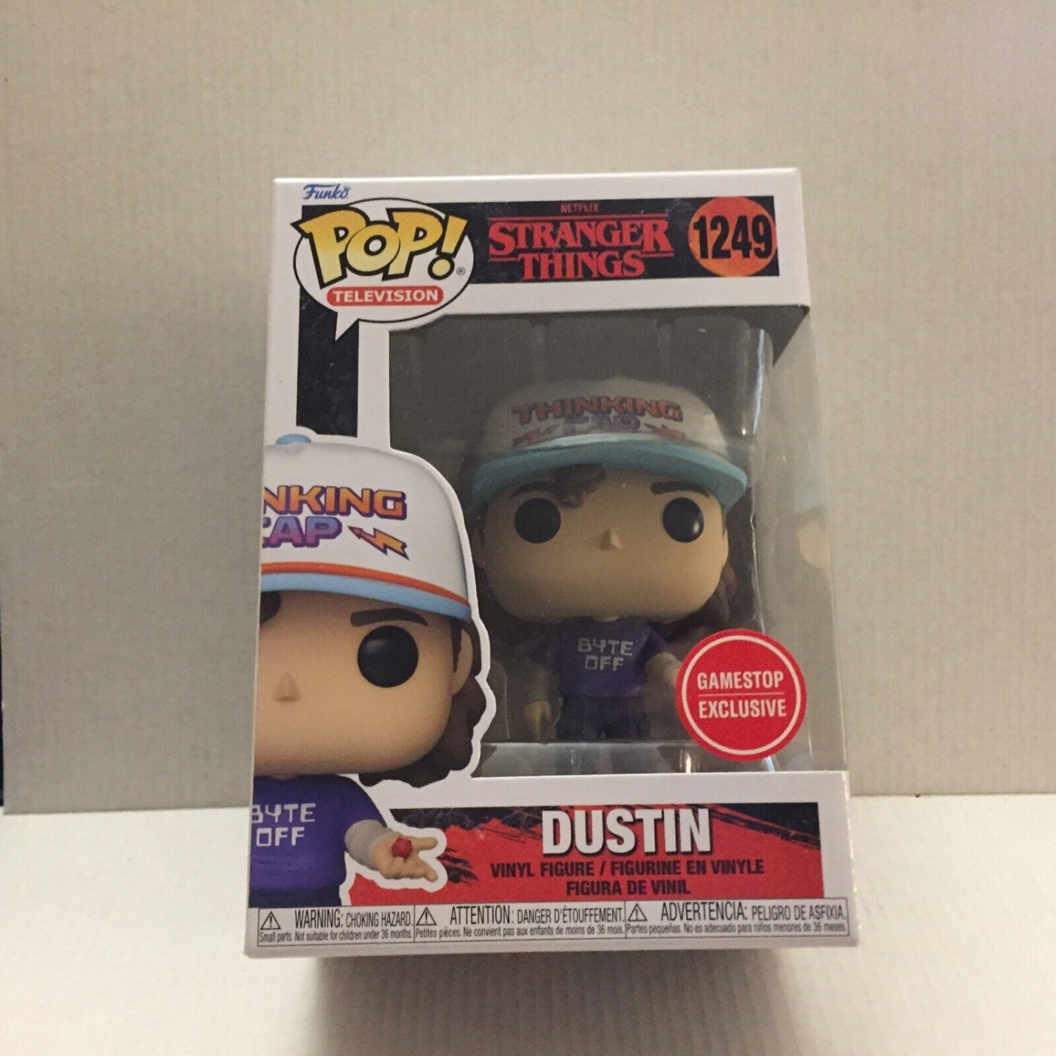 Stranger Things Dustin Exclusive Funko Pop Figure #1249
