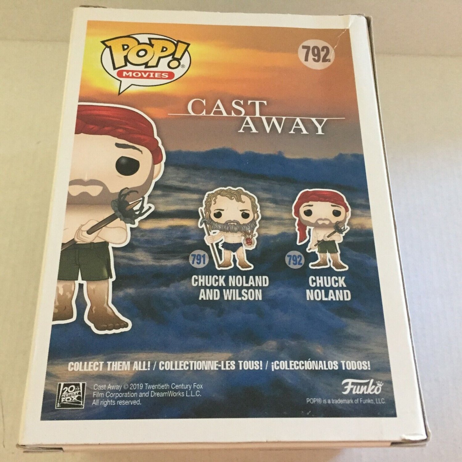 NEW Castaway Tom Hanks Chuck Noland Exclusive Funko Pop
