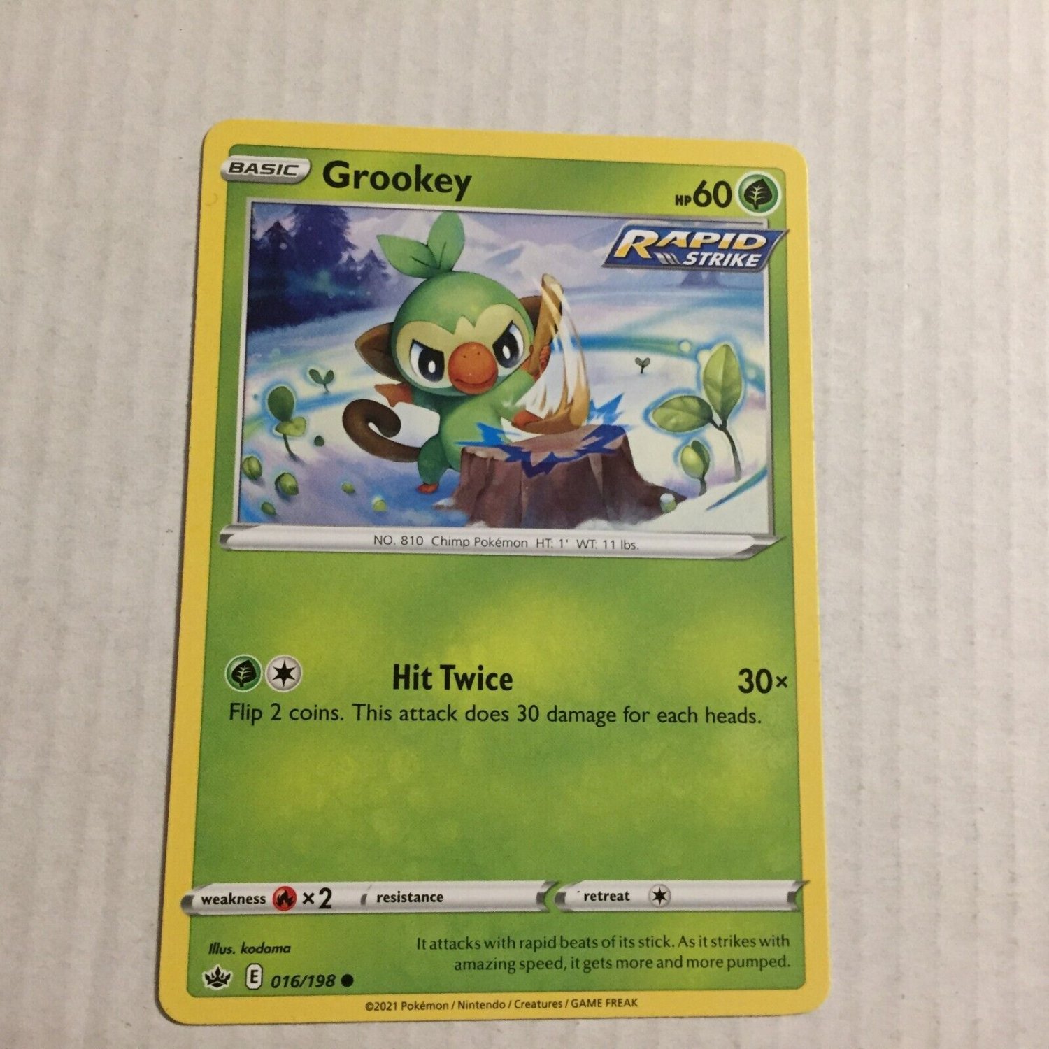 2021 Pokemon Grookey Cards