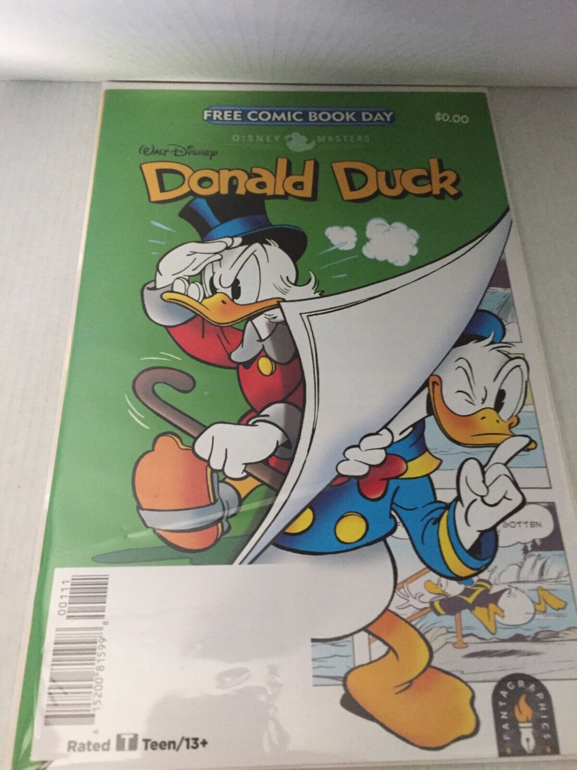 2022 Disney Masters Walt Disney Donald Duck Free Comic Book Day Comic Book