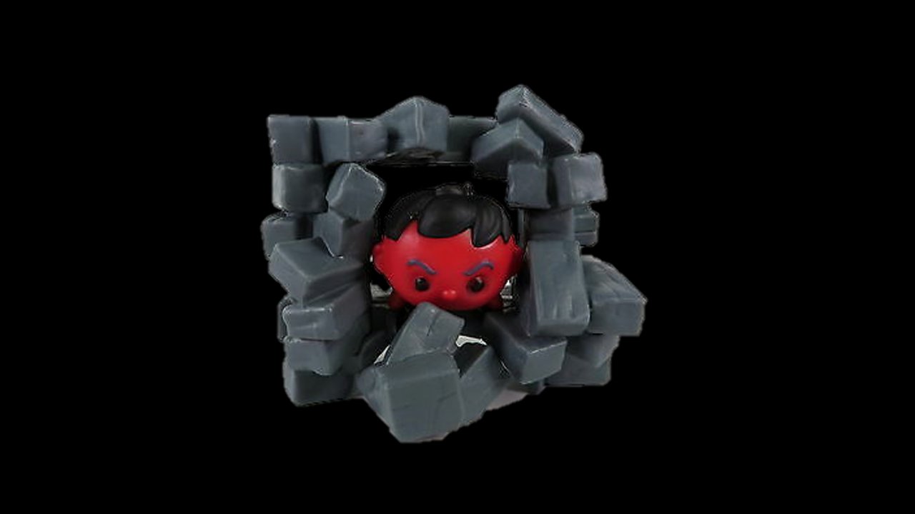 NEW Marvel Tsum Tsum Figure Red Hulk with Breaking Wall Base
