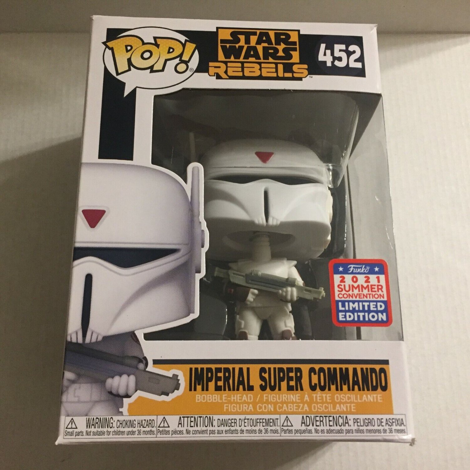 NEW 2021 Funkon Exclusive Star Wars Rebels Imperial Super Commando ...