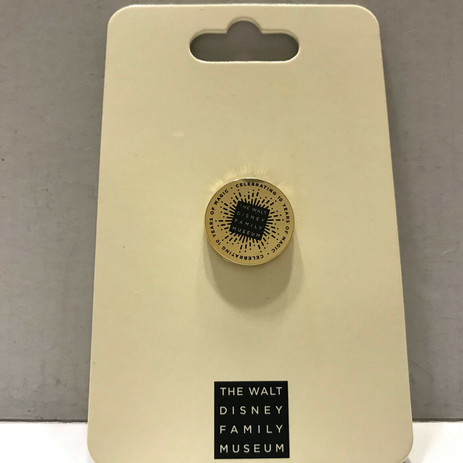 The Walt Disney Family Museum Pin from D23 2019 Disney Booth
