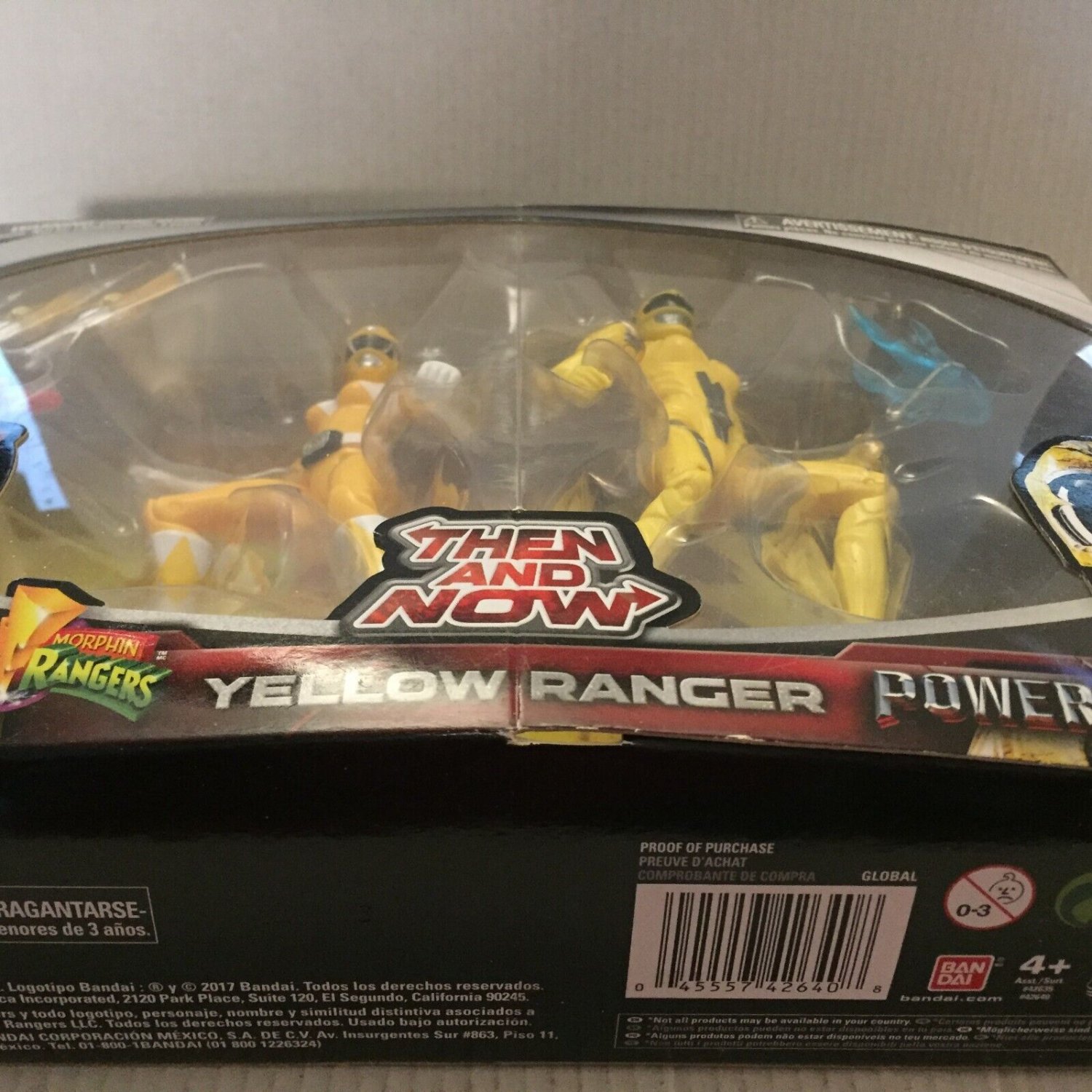 New Power Rangers Then and Now Yellow Ranger Two Pack Action Figures