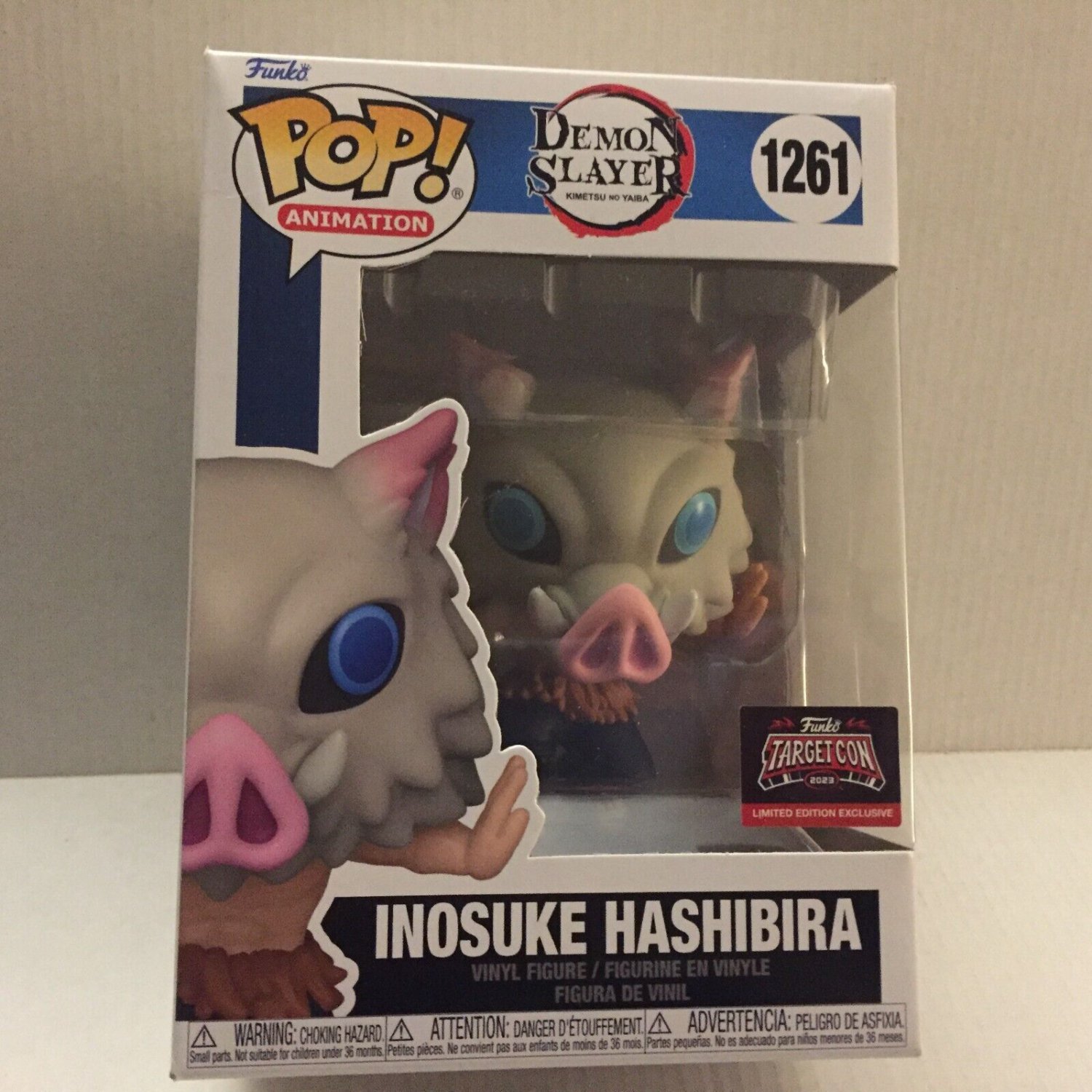 NEW Demon Slayer TargetCon Inosuke Hashibira Funko Pop Figure #1261 ...