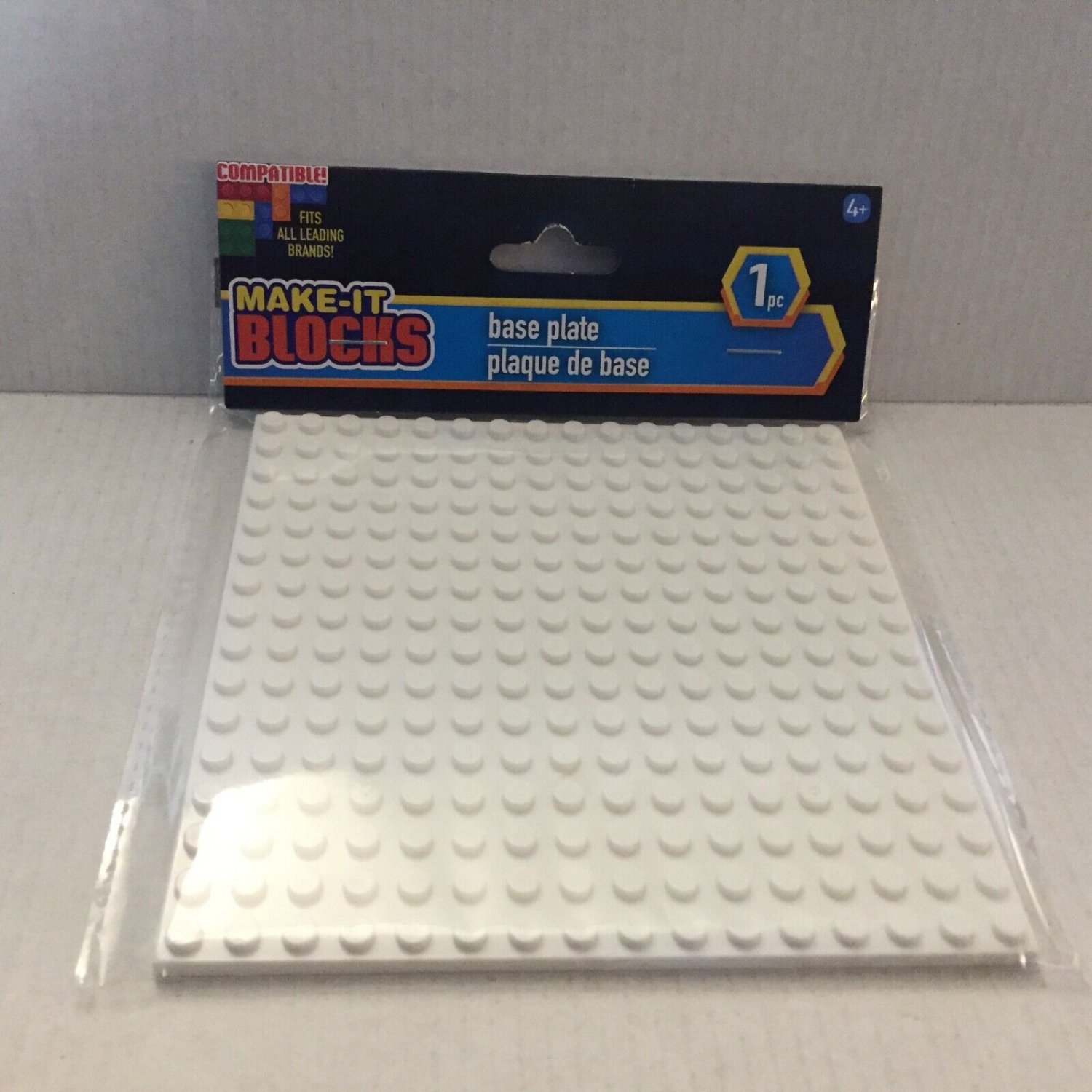 New Make-It Blocks 5'' x 5'' Base Plate - White