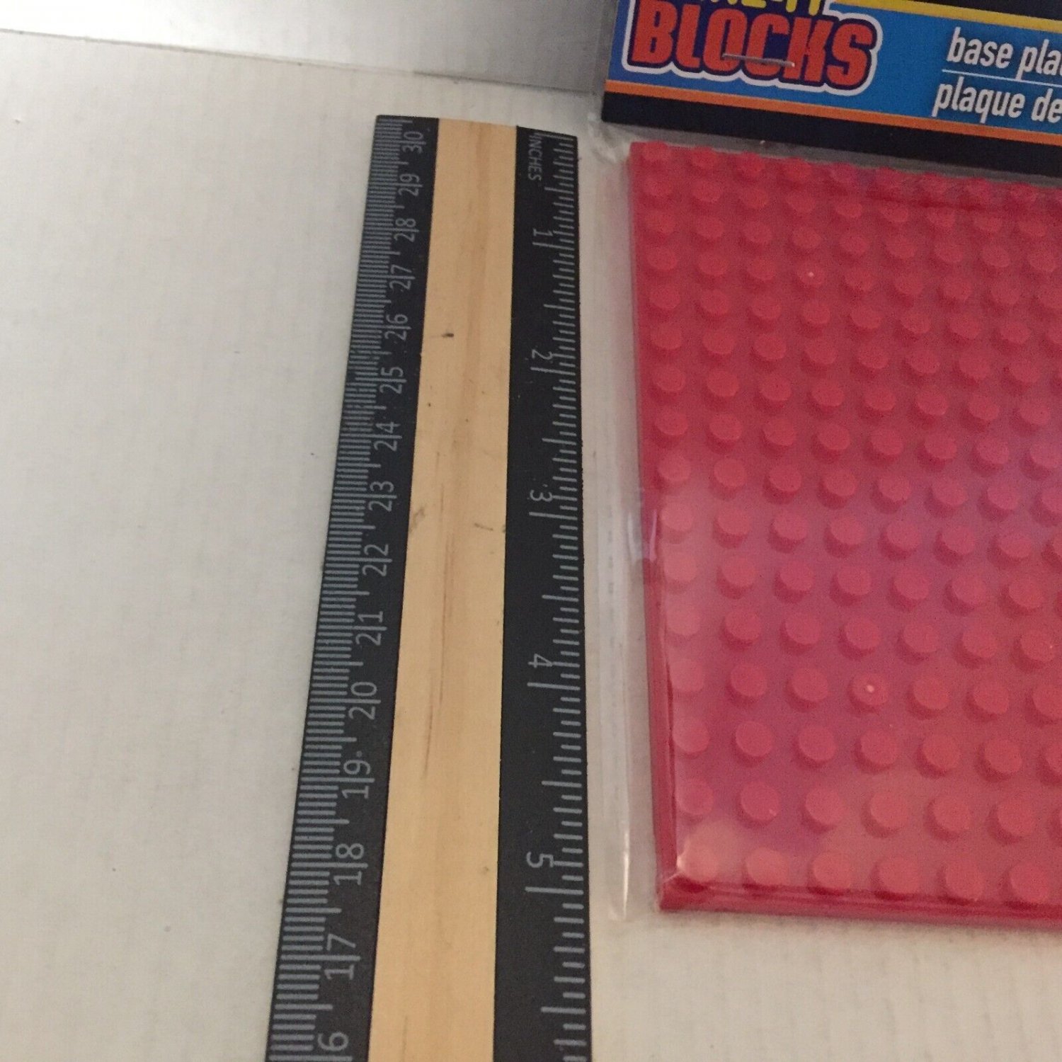 New Make-It Blocks 5'' x 5'' Base Plate - Red