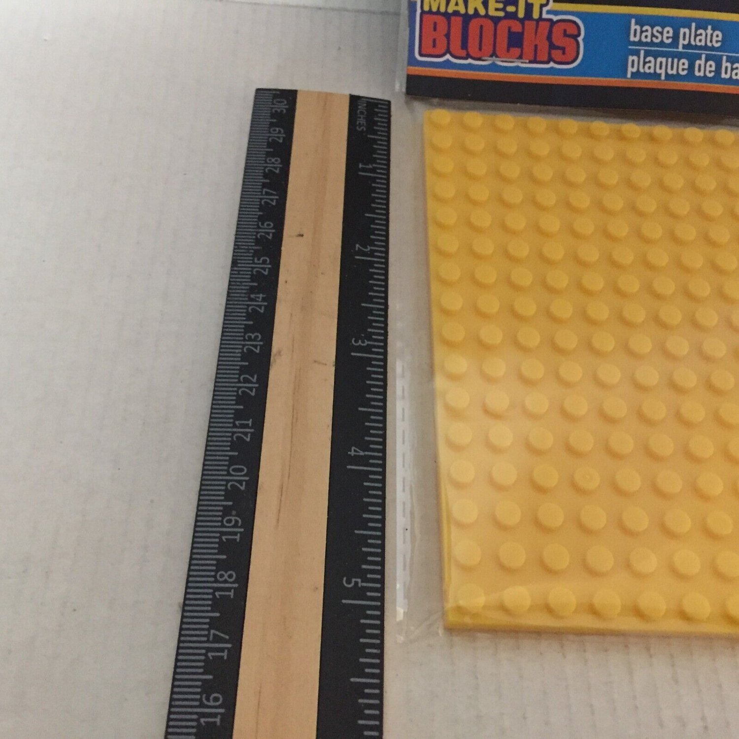 New Make-It Blocks 5'' x 5'' Base Plate - Yellow