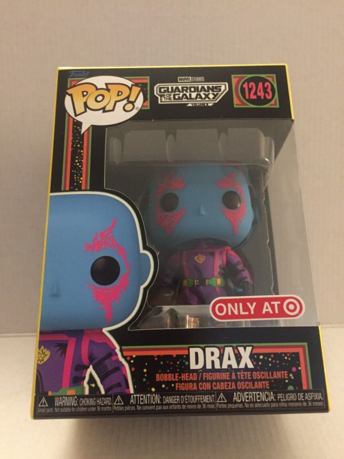 NEW Marvel Guardians of the Galaxy Drax Funko Pop Figure #1243