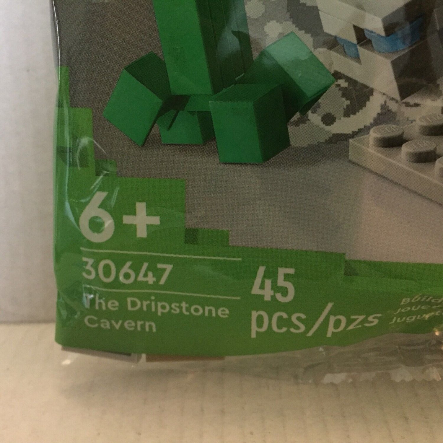 NEW Lego Minecraft Dripstone Cavern Poly Bag Set #30647 - 45 pieces