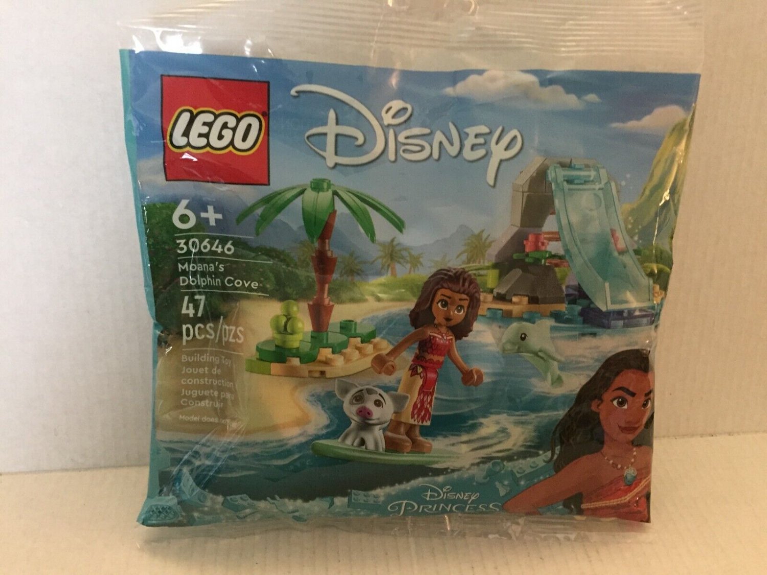 NEW Lego Disney Moana's Dolphin Cove Poly Bag Set #30646 - 47 pieces