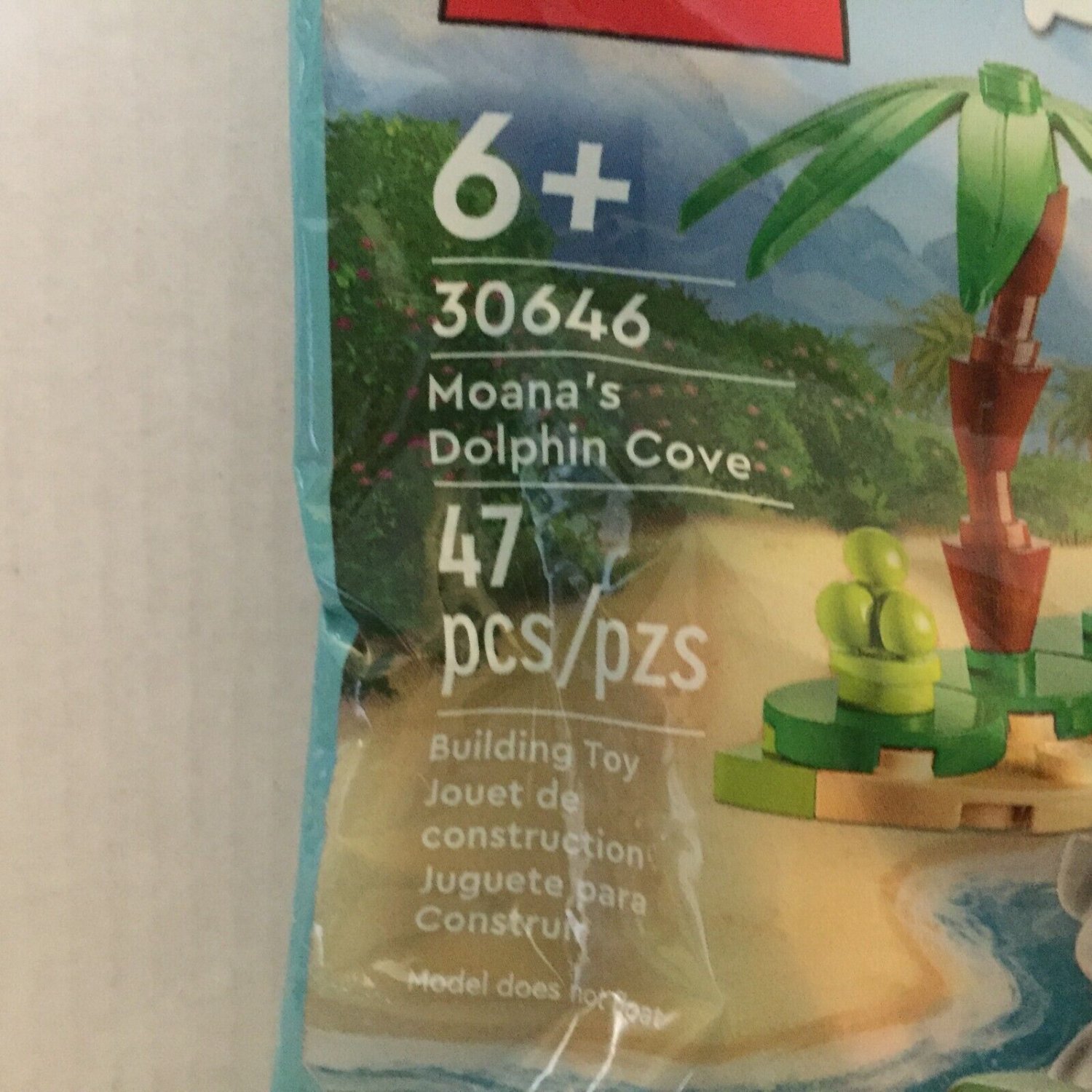 NEW Lego Disney Moana's Dolphin Cove Poly Bag Set #30646 - 47 pieces