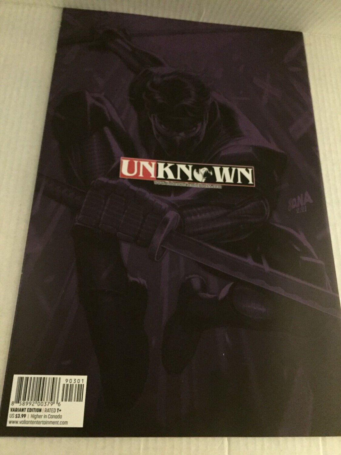 2021 Valiant Comics Ninjak Ron Leary Variant & Virgin Variant #1