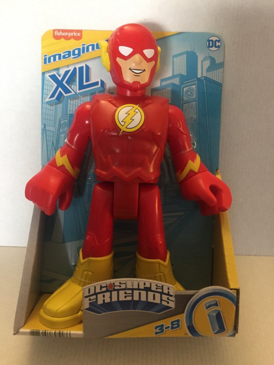 NEW Imaginext DC Super Friends The Flash XL 10-Inch Poseable Figure