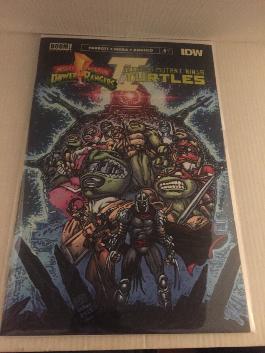 2022 Boom Comics MMPR & TMNT II Eastman & Williams Variant #1
