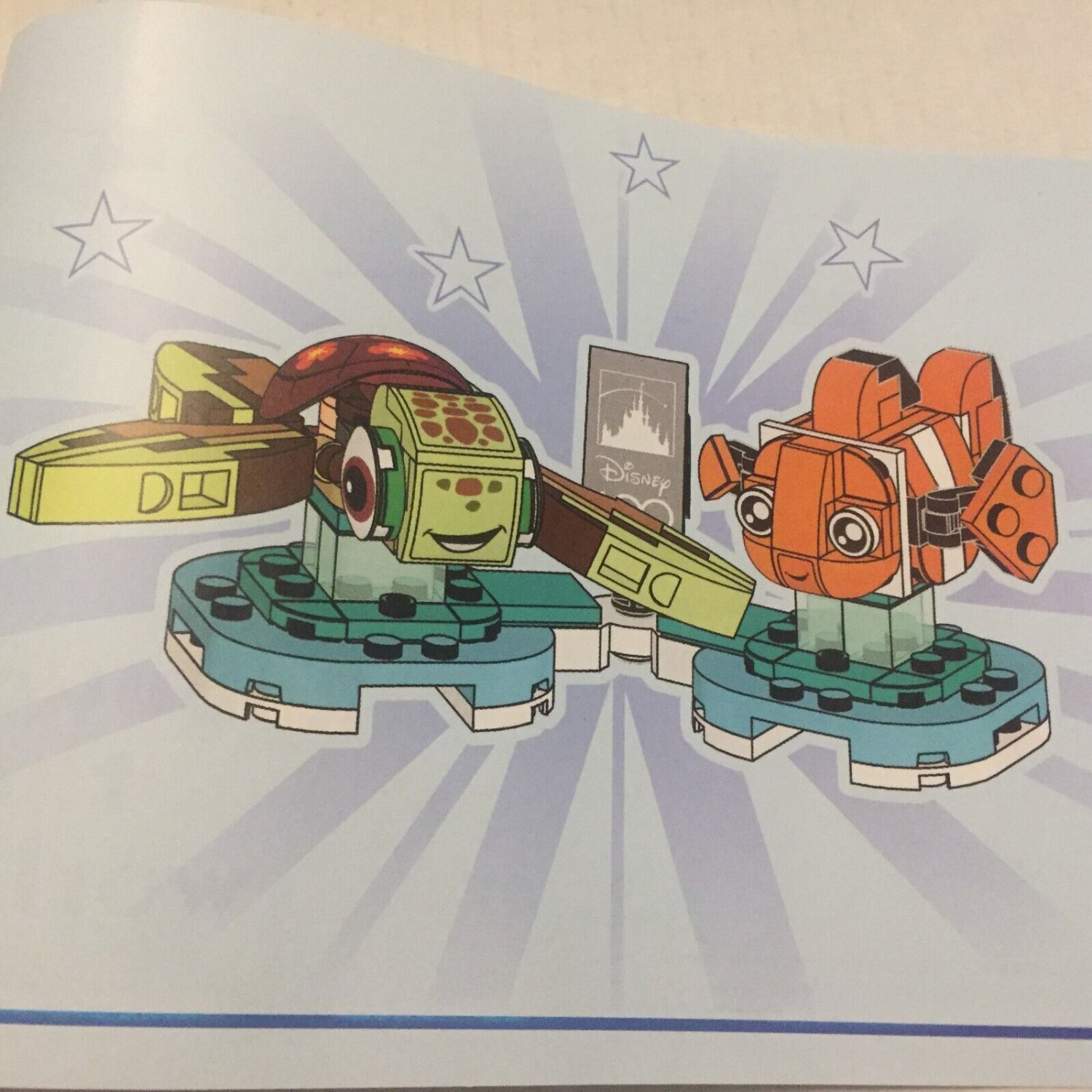 New Disney 100th Anniversary Lego Finding Nemo's Squirt & Nemo ...