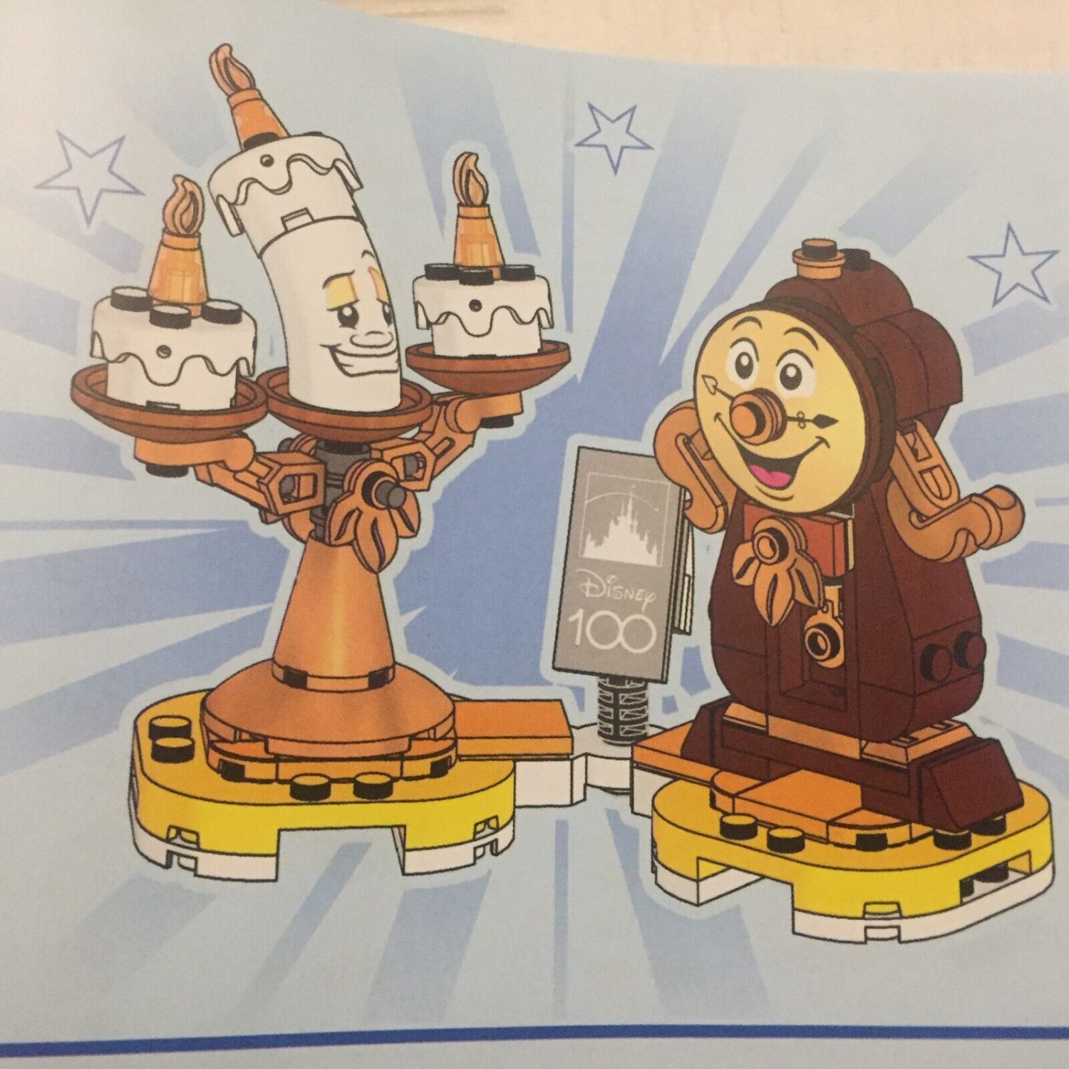 New Disney 100th Anniversary Lego Beauty & the Beast's Lumiere ...