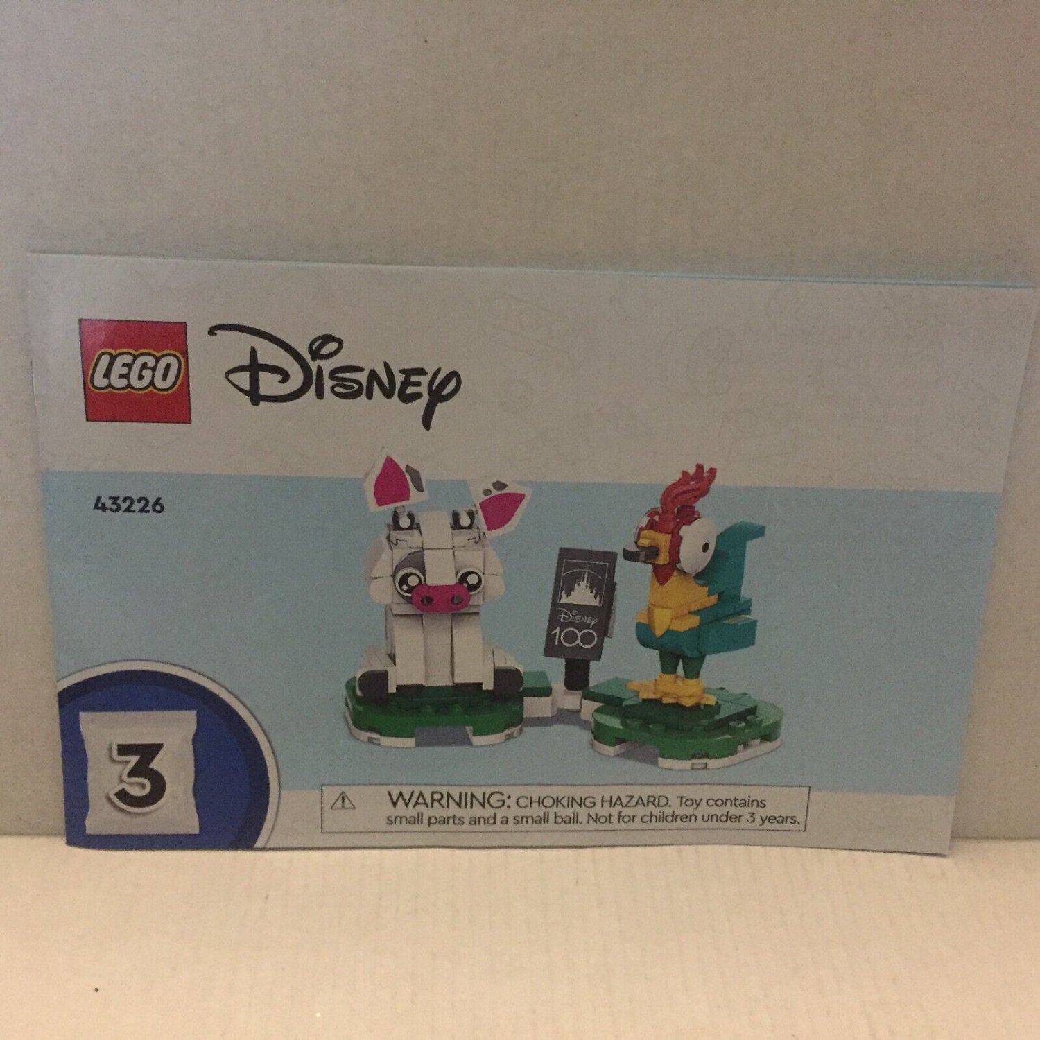 New Disney 100th Anniversary Lego Moana's Pua & Hei Hei Buildable Figures