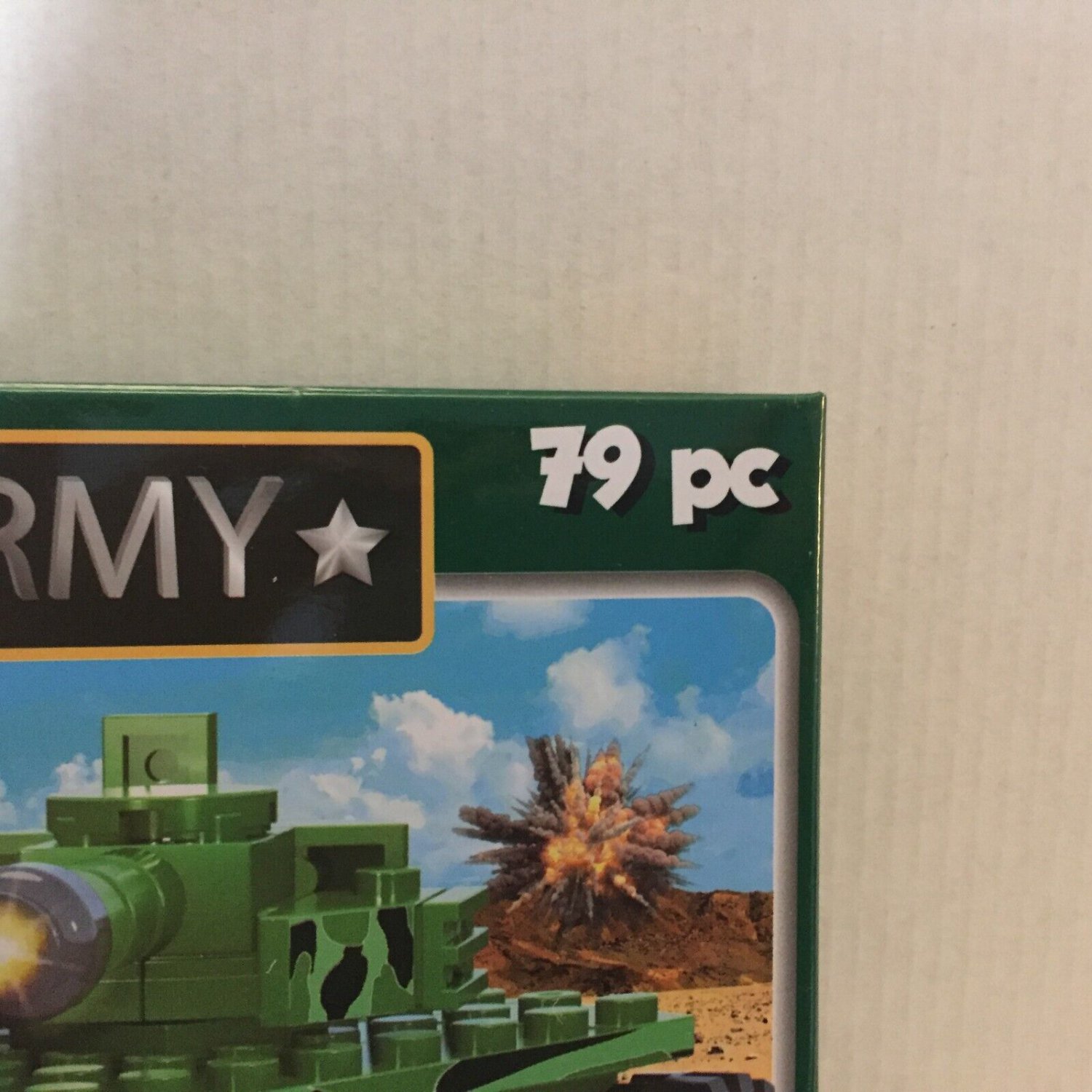 NEW Best Lock Army Tank Building Set - 79 Pieces