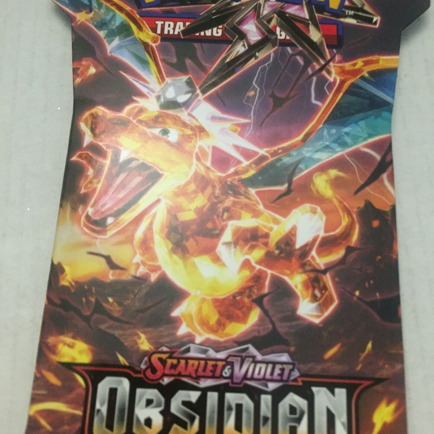 New Pokemon Scarlet & Violet Obsidian Charizard Art Booster
