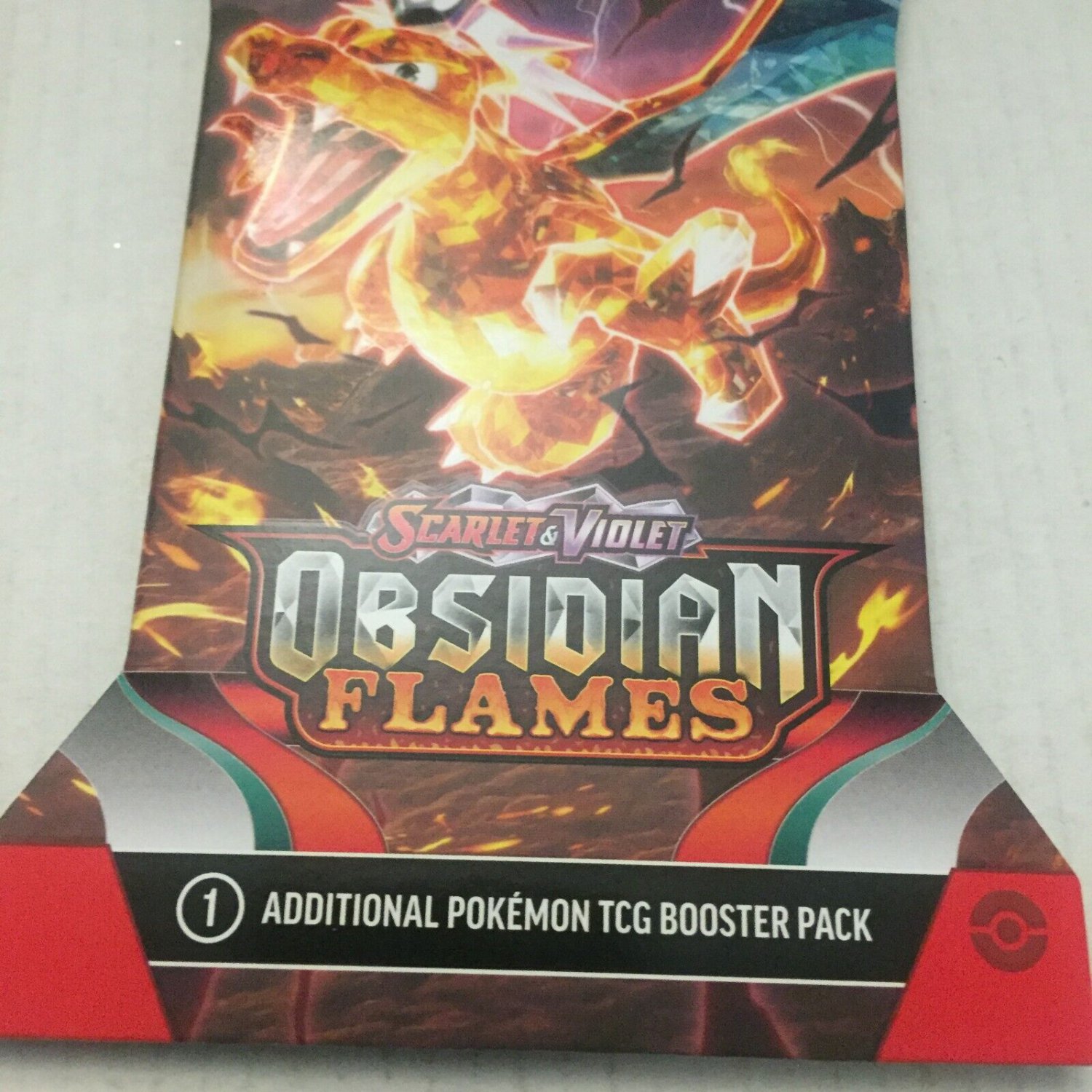 New Pokemon Scarlet & Violet Obsidian Charizard Art Booster
