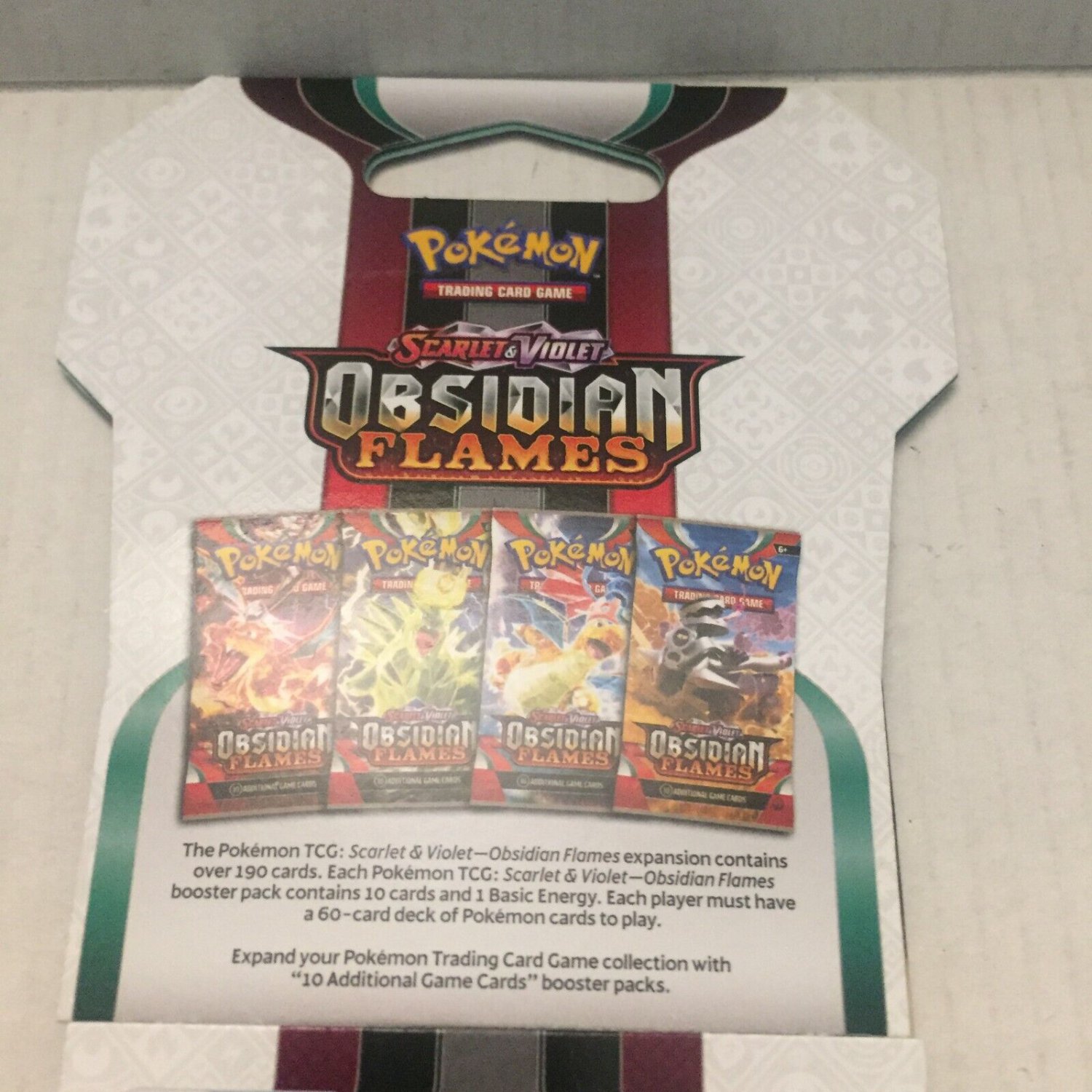 New Pokemon Scarlet & Violet Obsidian Charizard Art Booster