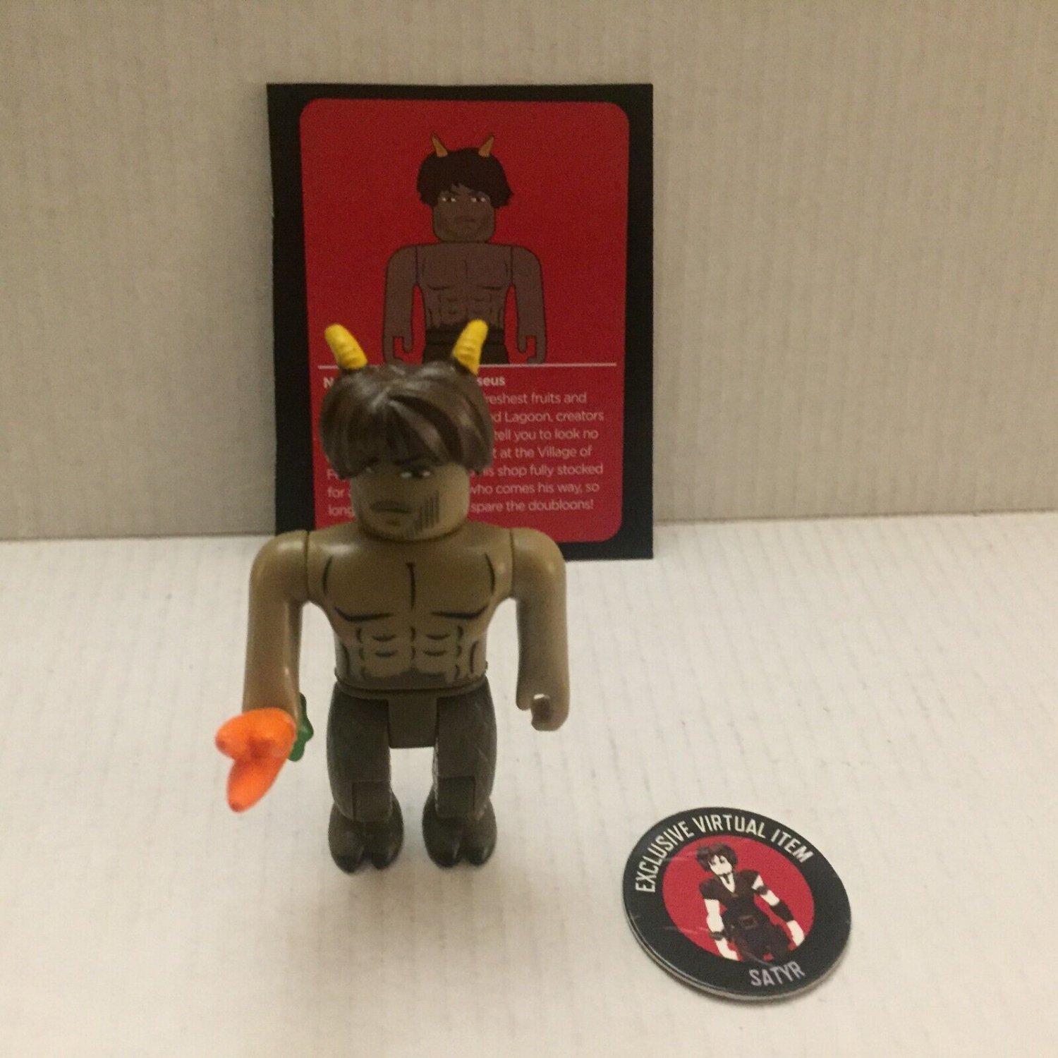 Roblox Series 5 Roblox Neverland Lagoon Draseus Figure & Satyr Code