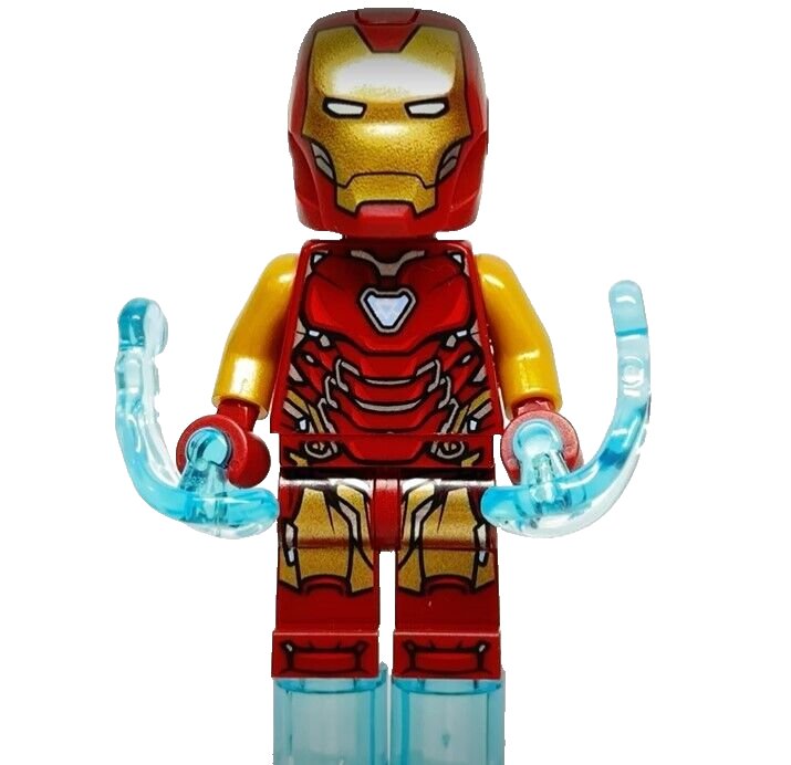 NEW Lego Marvel Iron Man Minifigure, Arc Reactor & Workbench Micro Sets
