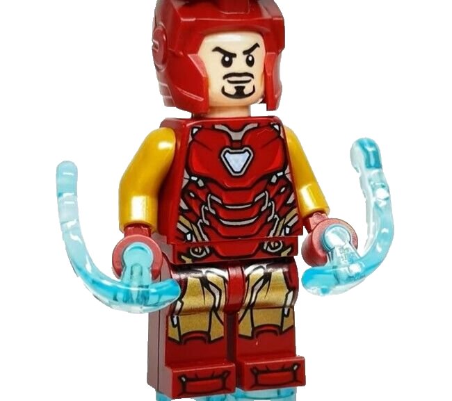 NEW Lego Marvel Iron Man Minifigure, Arc Reactor & Workbench Micro Sets