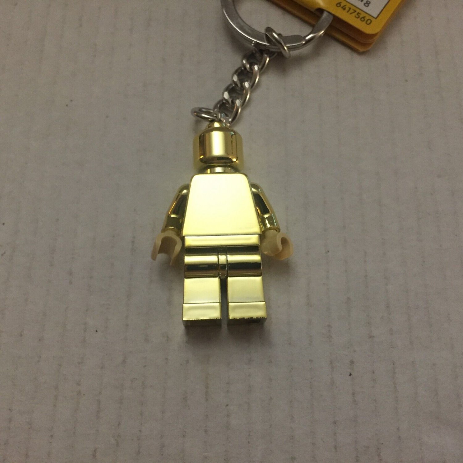 NEW Official Lego Gold Minifigure Key Chain