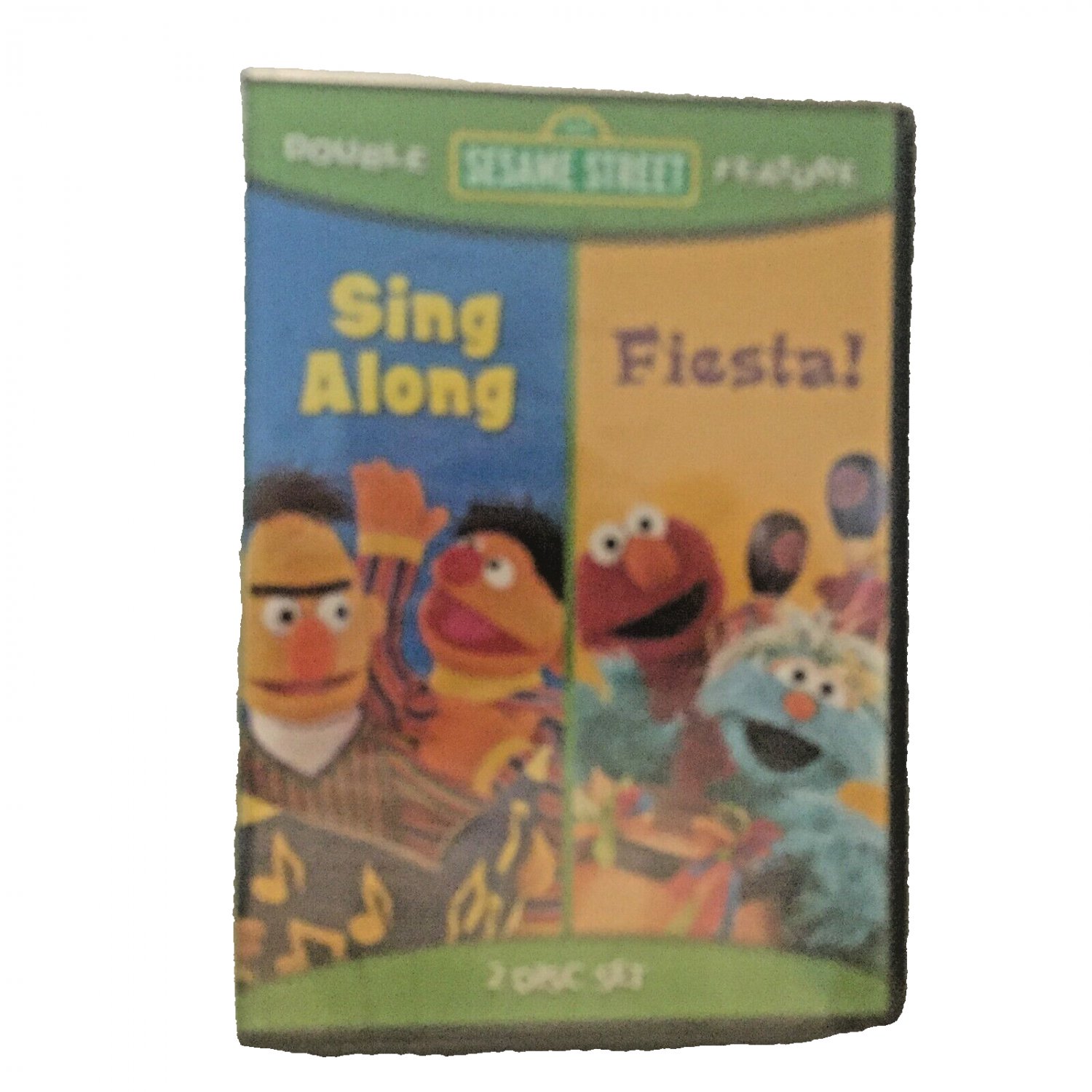 NEW Sesame Street Double Feature Sing Along & Fiesta DVD Sealed