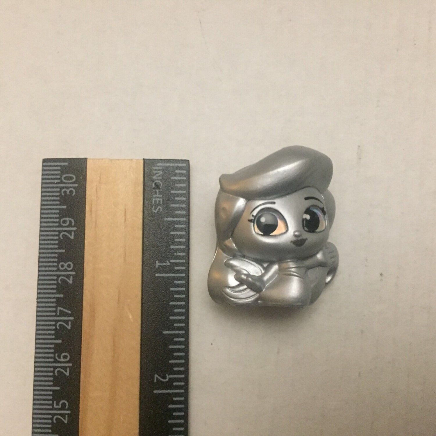 Disney 100 Ariel Little Mermaid Platinum Colored 1.5'' Doorable Figure