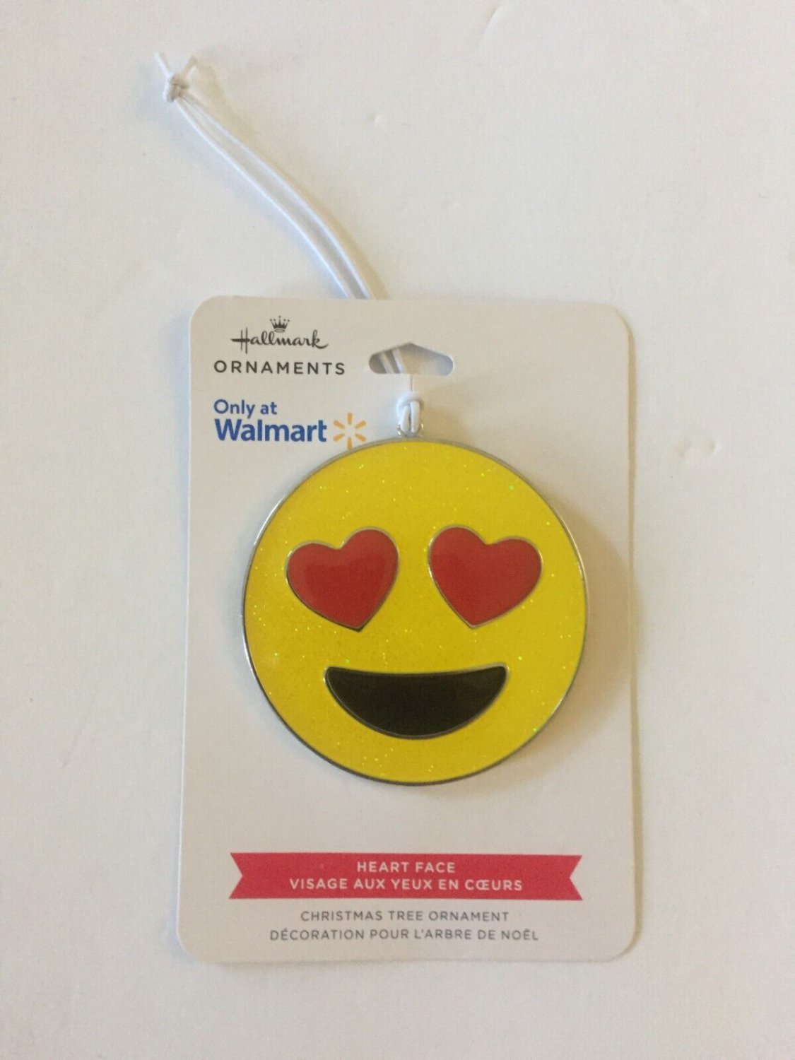 NEW Hallmark Ornaments 2'' Happy Love Face Ornament