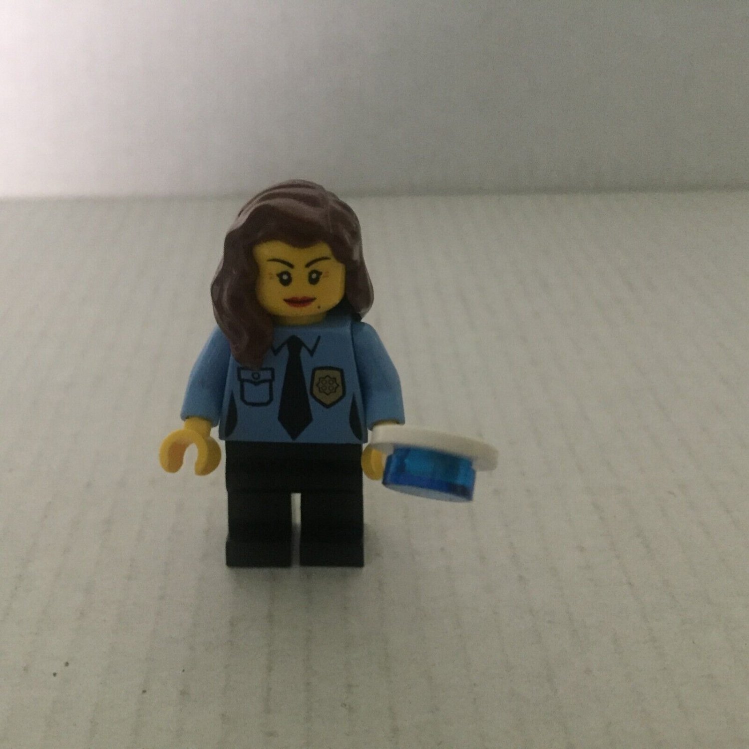 Official Lego Police Woman with Spotlight Minifigure
